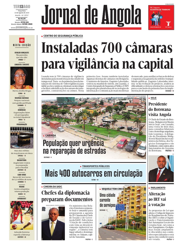 News Paper Angola | PDF | Angola | Estatuto