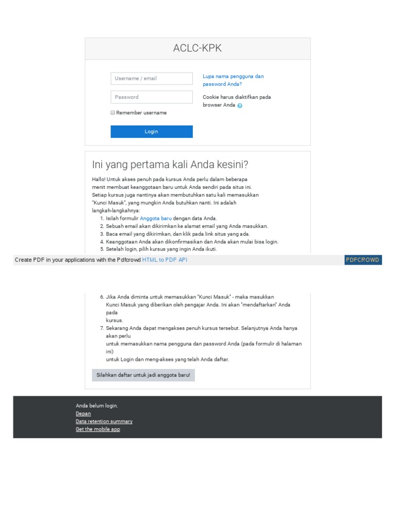 Elearning KPK Go Id Moodle Course View PHP Id 124 Section 4 | PDF