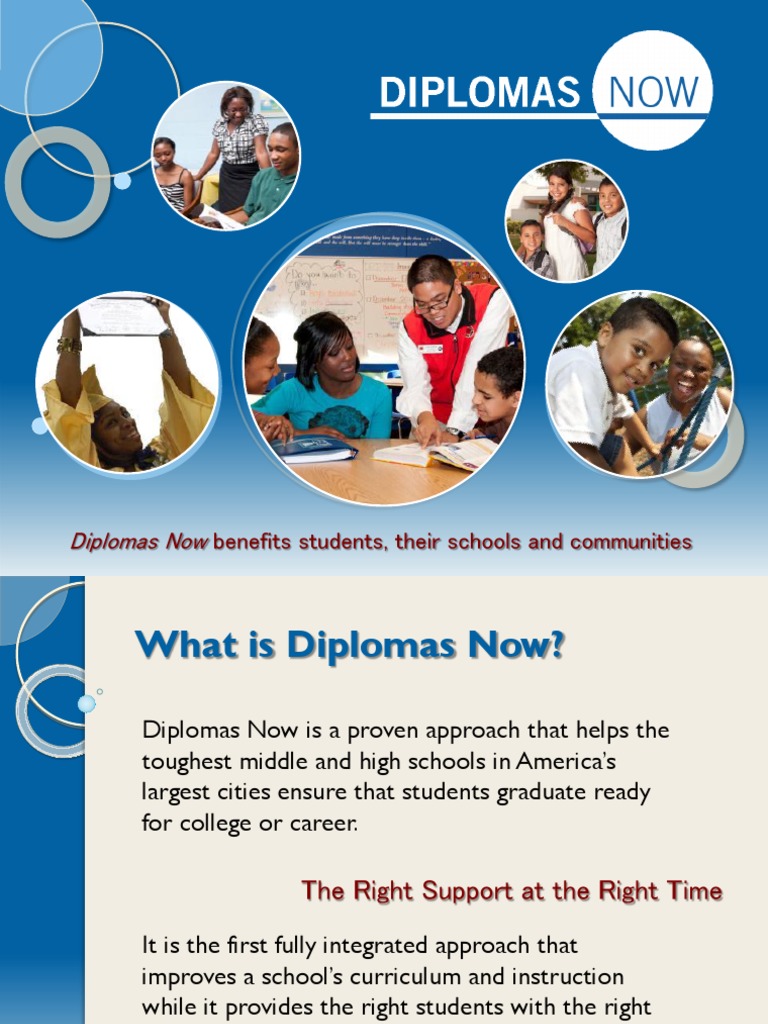 Diplomas Now: Supporting Student Success | PDF | Teachers | Cognition