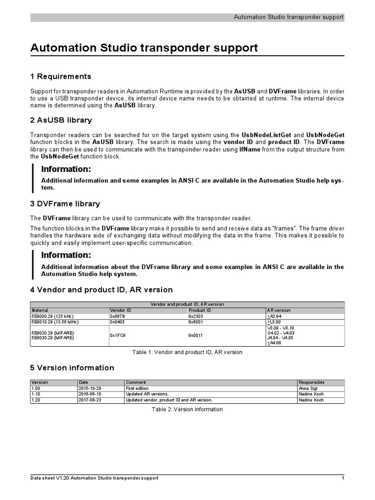 Automation Studio Rfid Support | PDF | Radio Frequency Identification ...