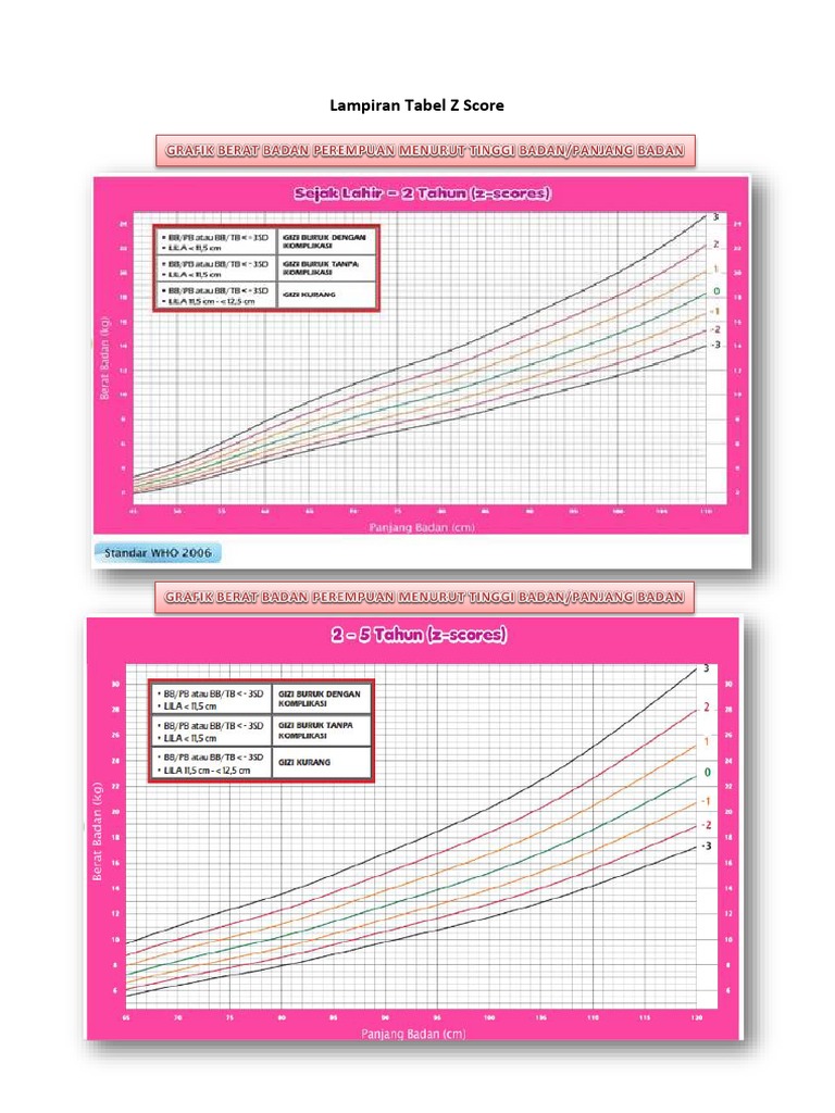 Lampiran Tabel Z Score | PDF