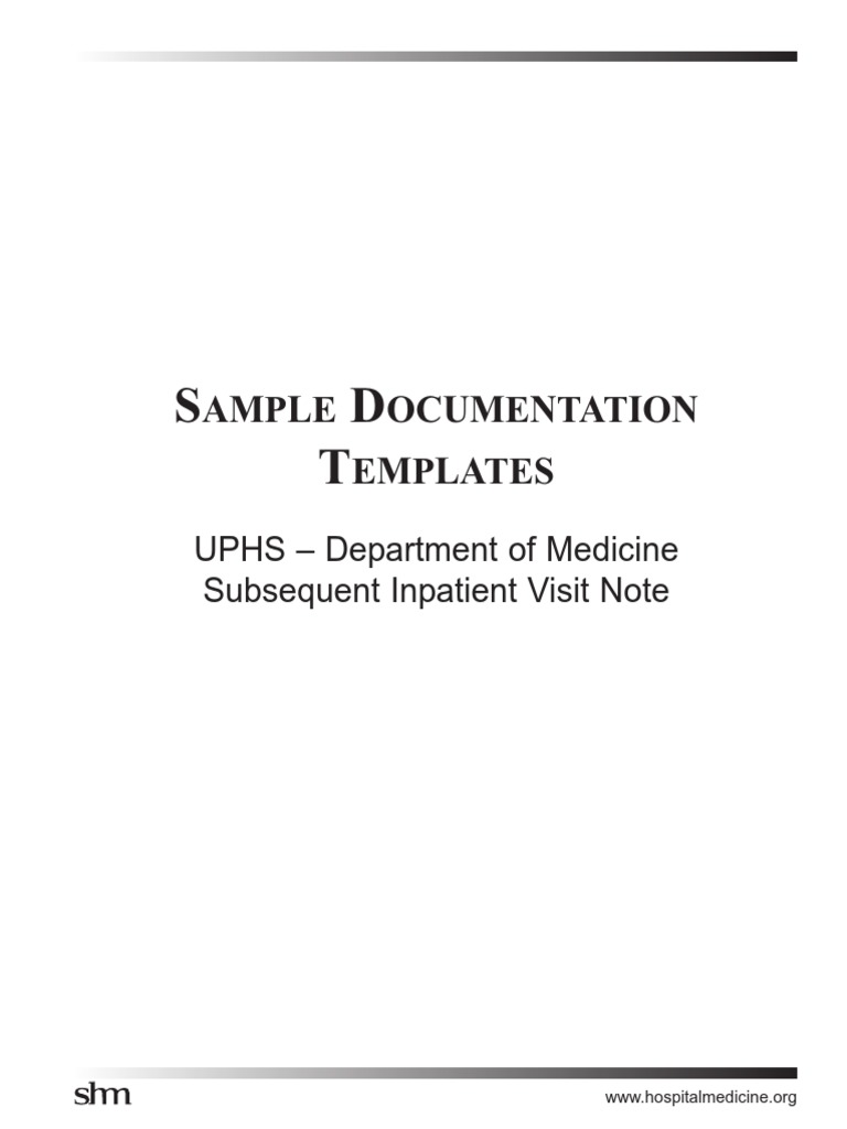 Inpatient Radiologist Progress Note | PDF | Radiology | Patient