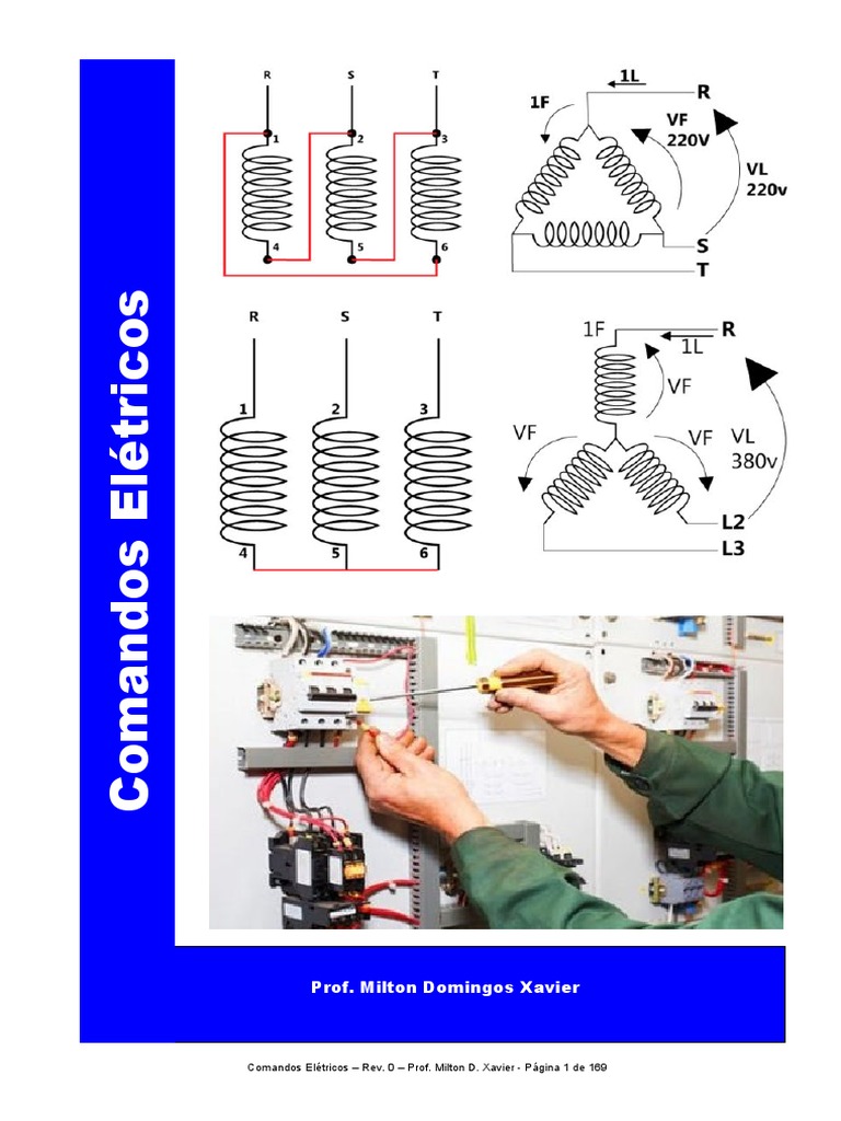 Comandos Eletricos | PDF | Transformador | Motor elétrico