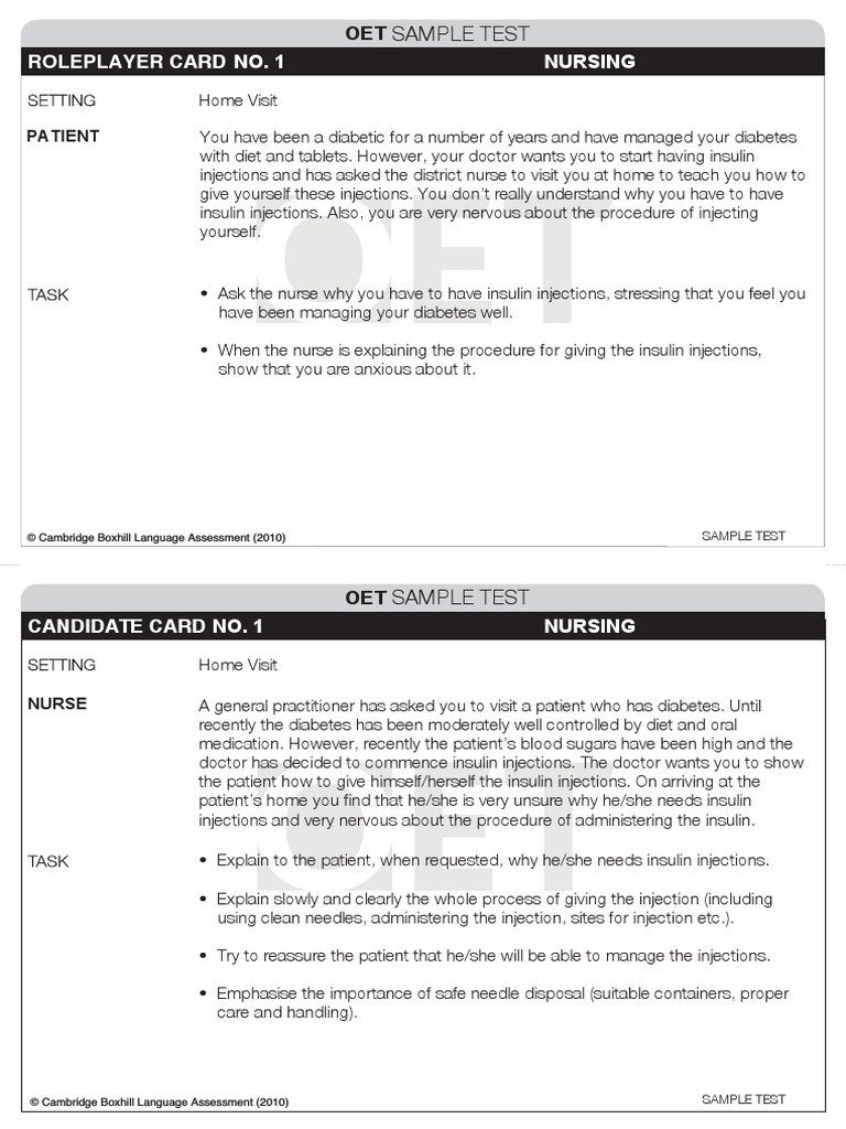 Whims Oet Speaking Pdf