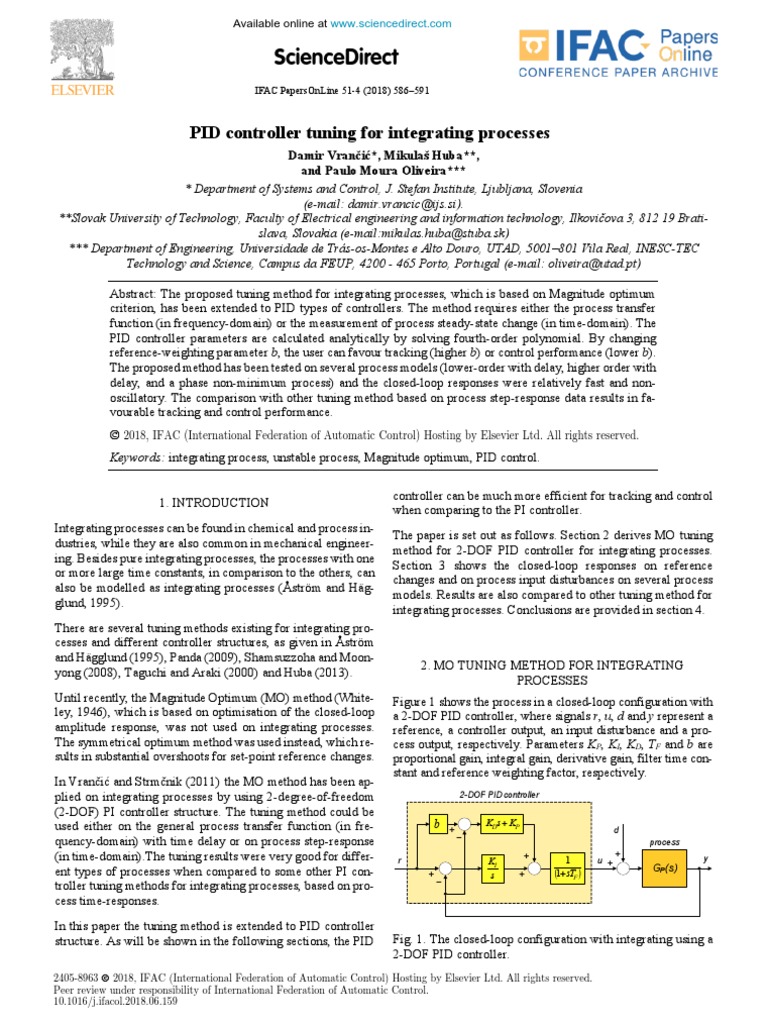 PID Controller Tuning | PDF | Control Theory | Electrical Engineering