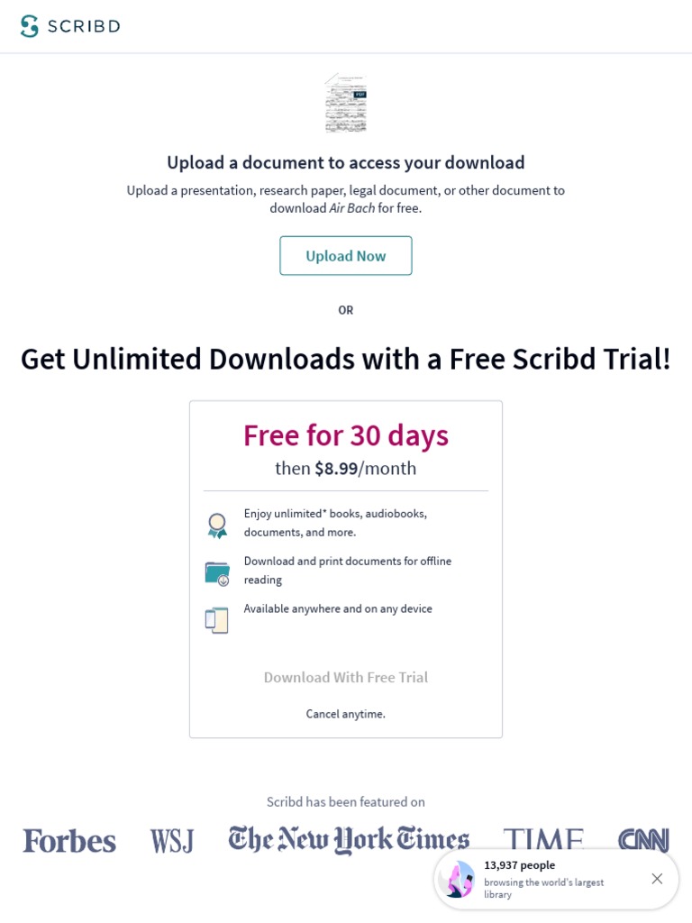 Choose A Plan - Scribd | PDF