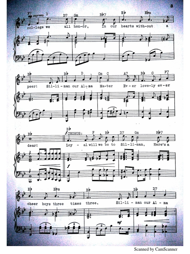 Silliman Song PDF | PDF