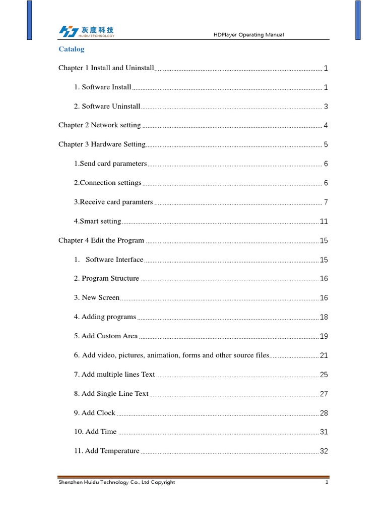 HDPlayer Operating Manual V3.0 | PDF | Computer Program | Programming