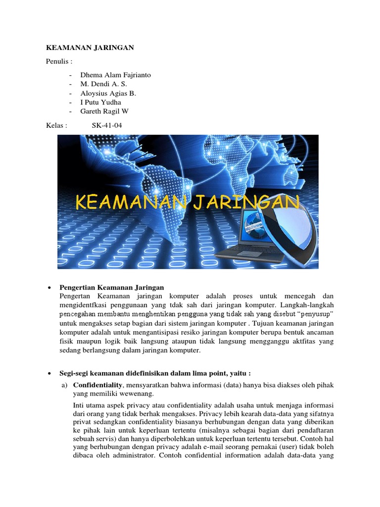 Keamanan Jaringan | PDF