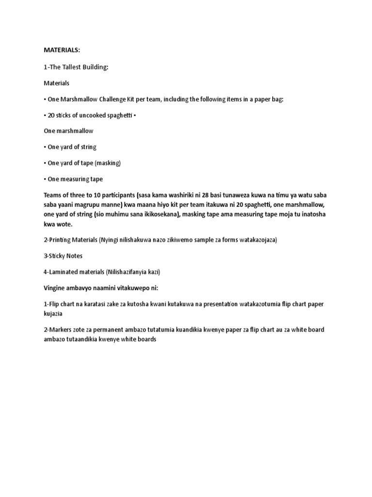 Materials For PMD Training | PDF | Home & Garden