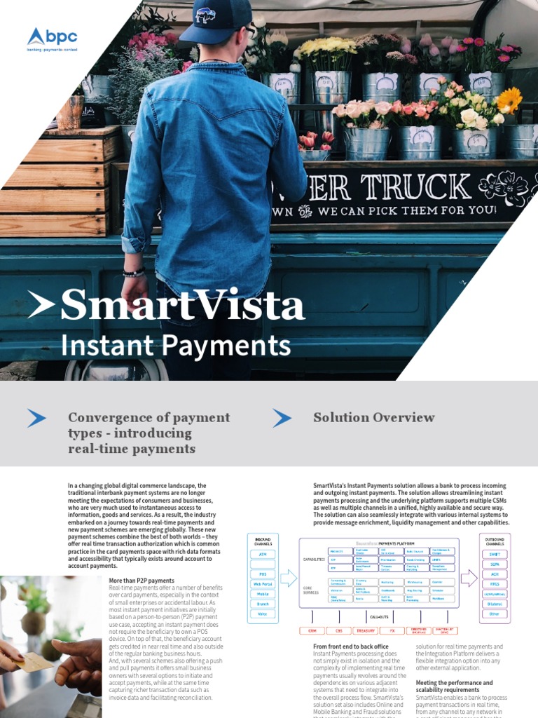 BPC SmartVista Instant Payments Brochure | PDF | Real Time Computing ...