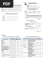 Deped Form 138-E Report Card Grades 4 To 6 Blank | PDF