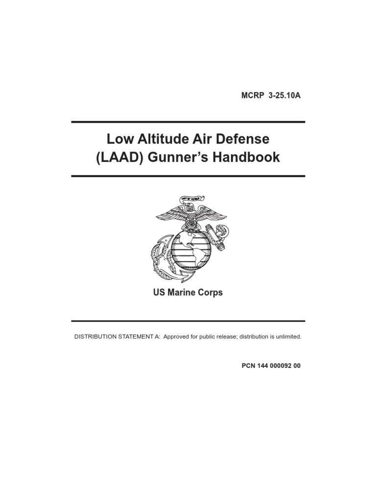 MCRP 3-25-10a | PDF | Marine Air Ground Task Force | Anti Aircraft Warfare