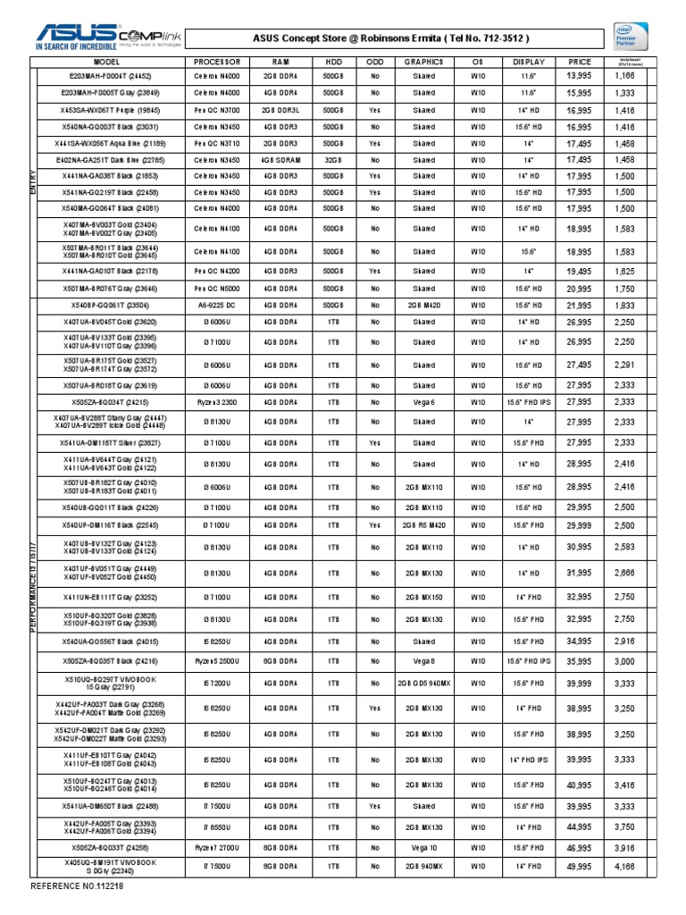Asus PDF | PDF | Mobile Computers | Personal Computing