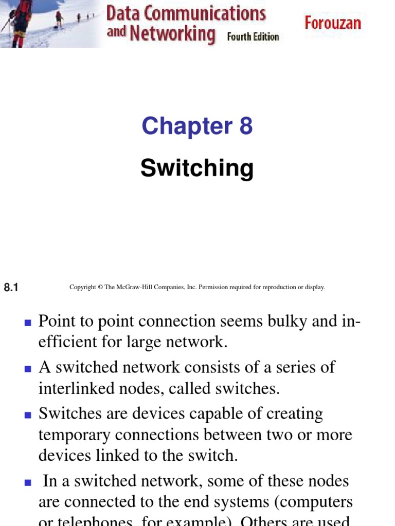 Switching | PDF | Packet Switching | Computer Network