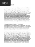 The Matrix Script | PDF | Nature