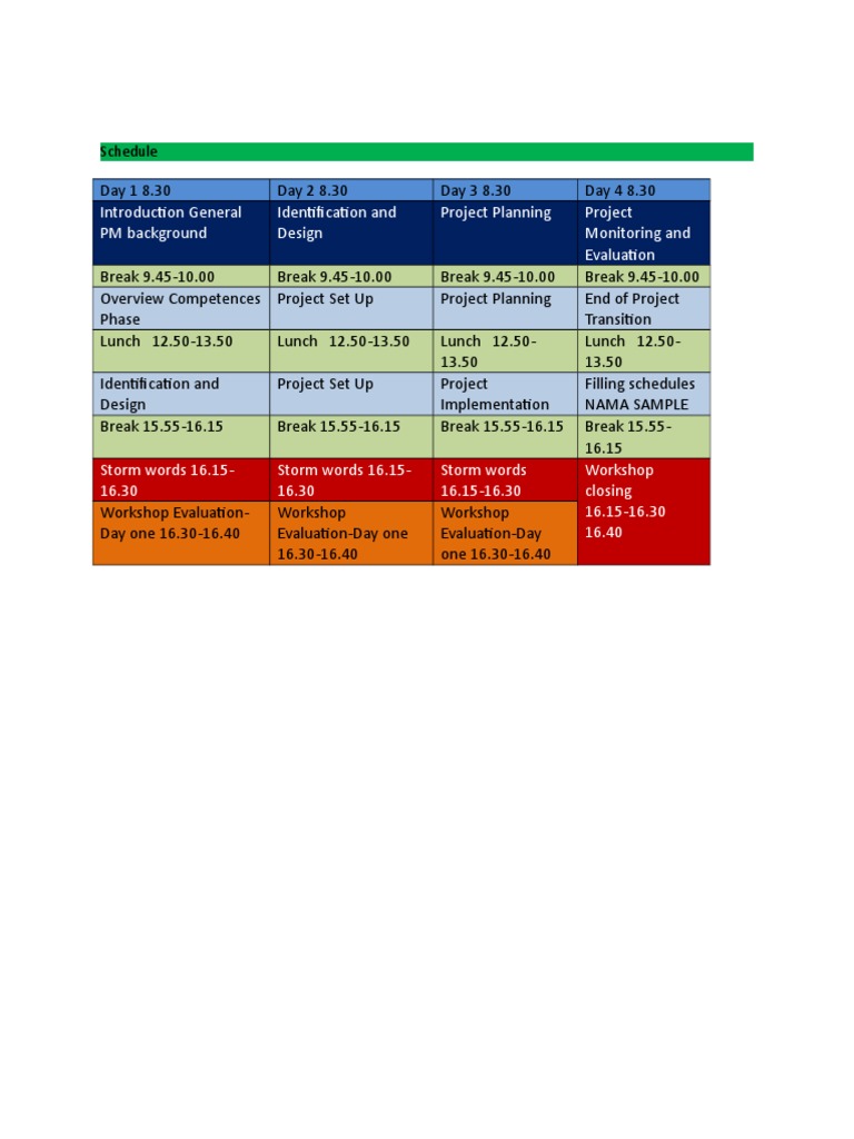 Schedule PMD 14 CSOs | PDF