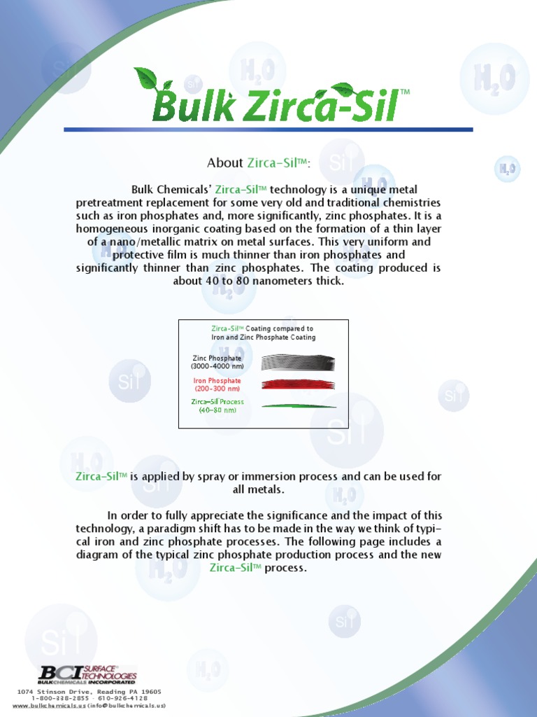 Zirca Brochure | Download Free PDF | Silicon | Zinc