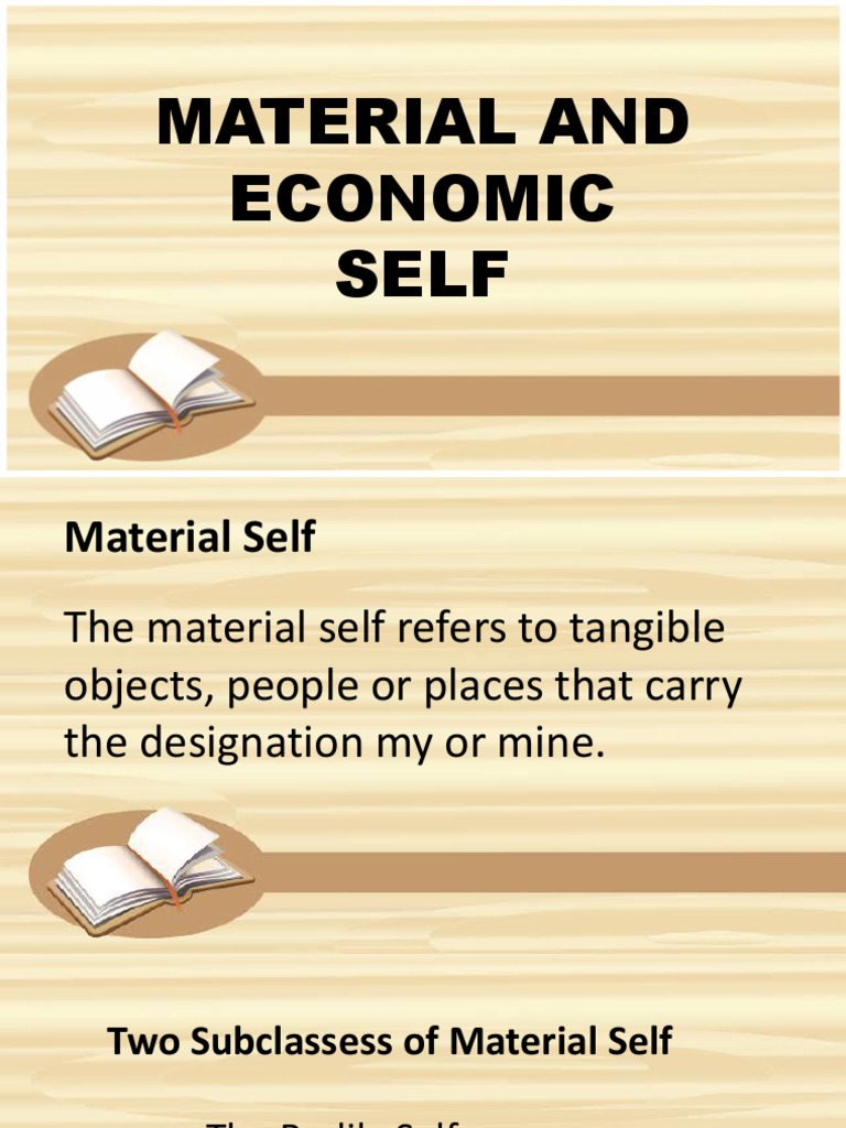 Material and Economic Self | PDF | Philosophy | Science & Mathematics