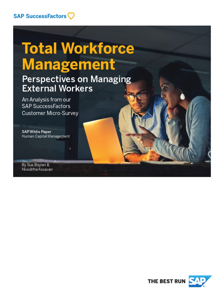 TotalWorkforceManagement External Employees SAP | PDF | Employment ...