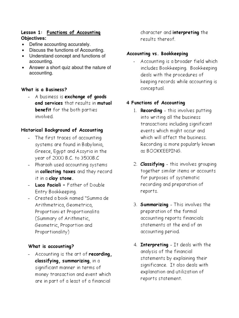 1st-Day-Handouts TLE | PDF | Bookkeeping | Accounting