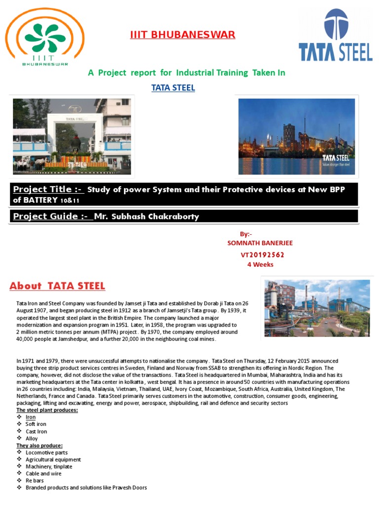 New-Project Tata Steel | PDF | Electricity | Electrical Engineering