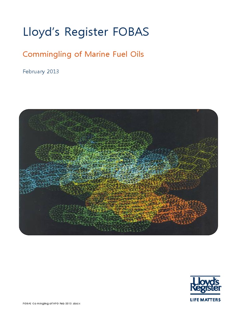 Lloyds FOBAS Guidance On Comingling | PDF | Fuel Oil | Petroleum