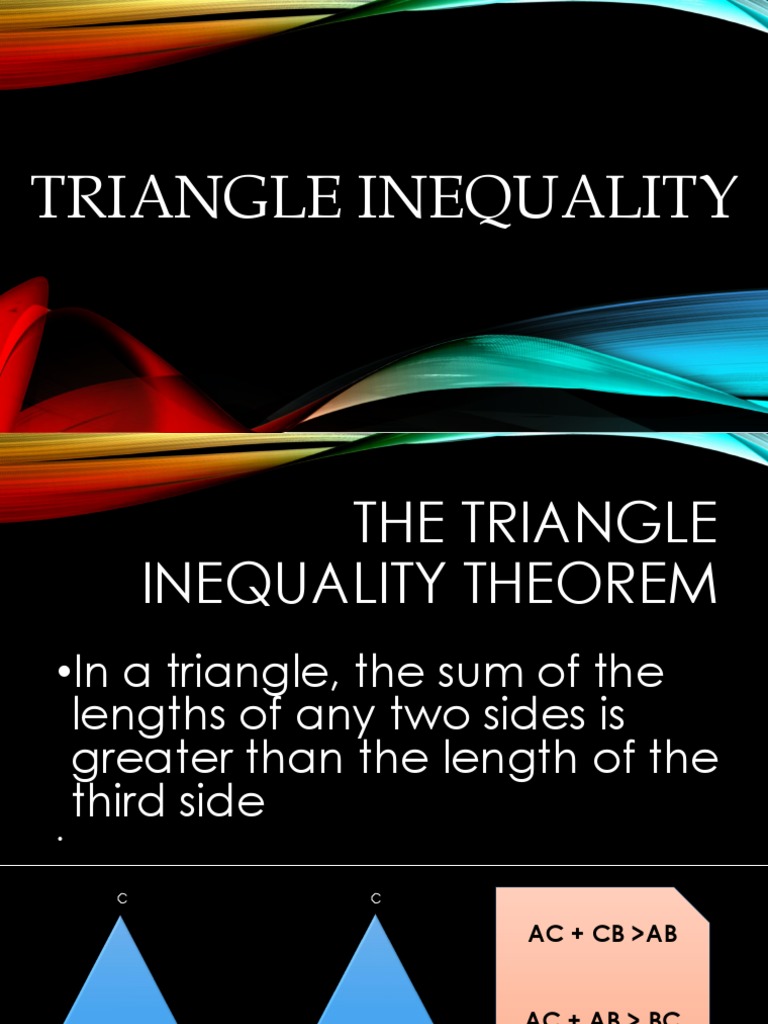 Triangle Ineq | PDF | Triangle | Elementary Mathematics