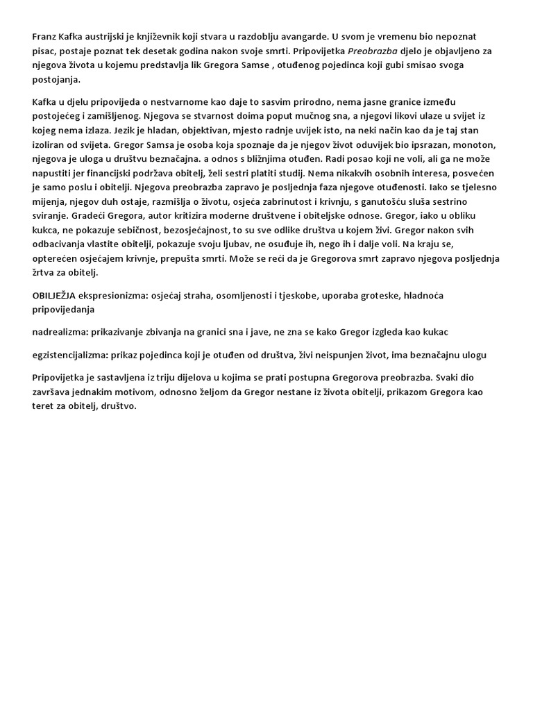 Primjer Eseja | PDF