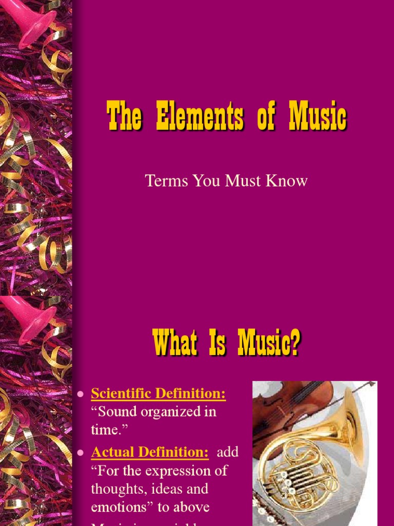 The Elements of Music | PDF | Music Theory | Elements Of Music