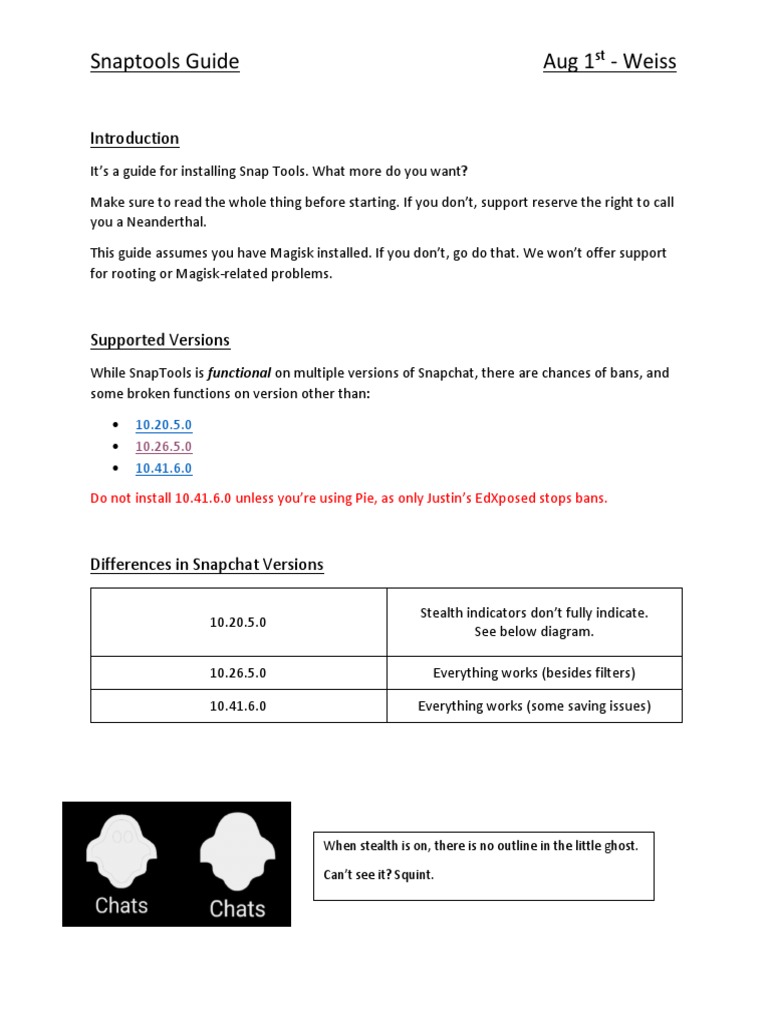 SnapTools Installation Guide | PDF | Snapchat | Google Play