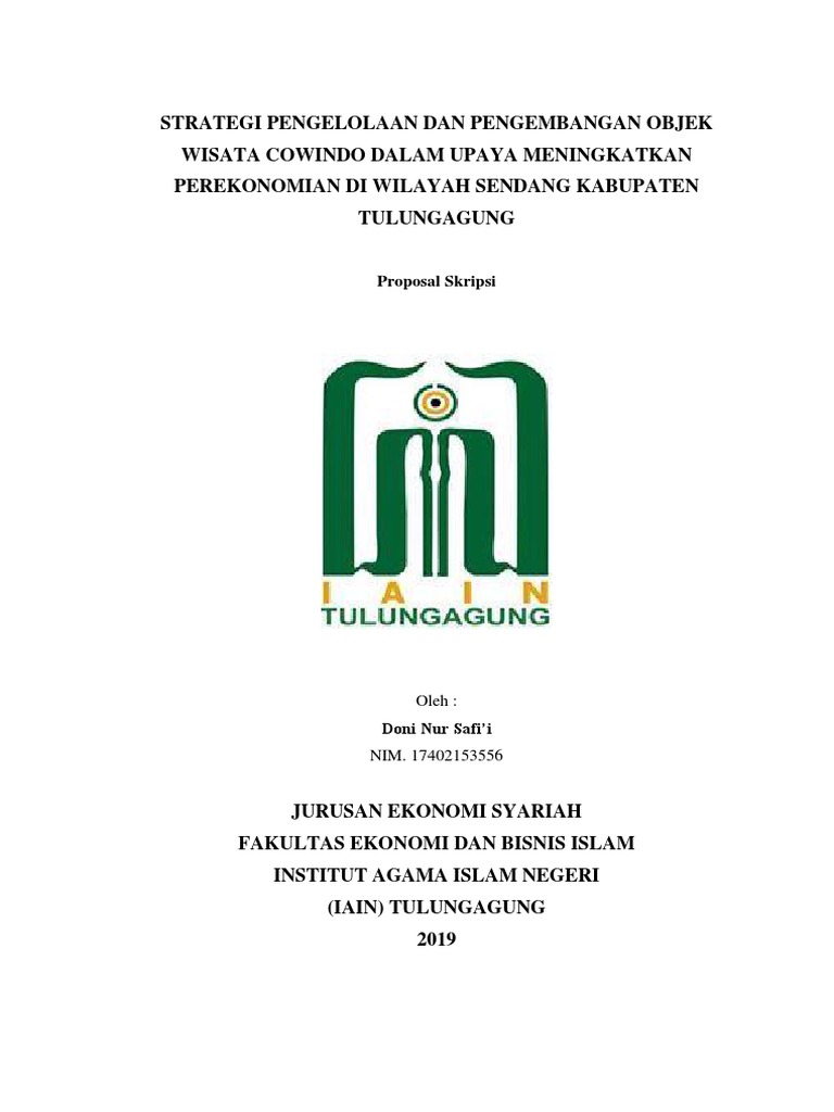 Proposal Skripsi Doni NuSha (1) REVISI PDF | PDF