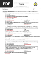 2nd Periodical Test in Esp 10 | PDF