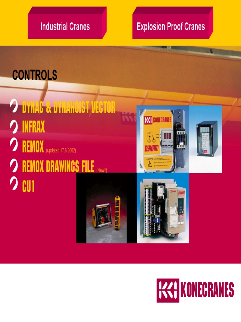 Dynac & Dynahoist Vector Infrax Remox Remox Drawings File CU1 | PDF