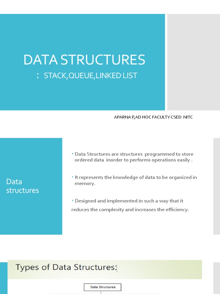 Familarisation of Data Structures | PDF | Queue (Abstract Data Type) | Computer Programming