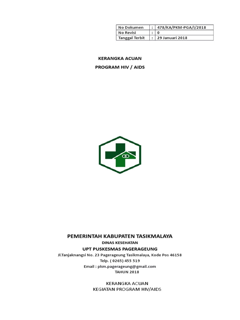 Kerangka Acuan Kegiatan Program Hiv Aids | PDF