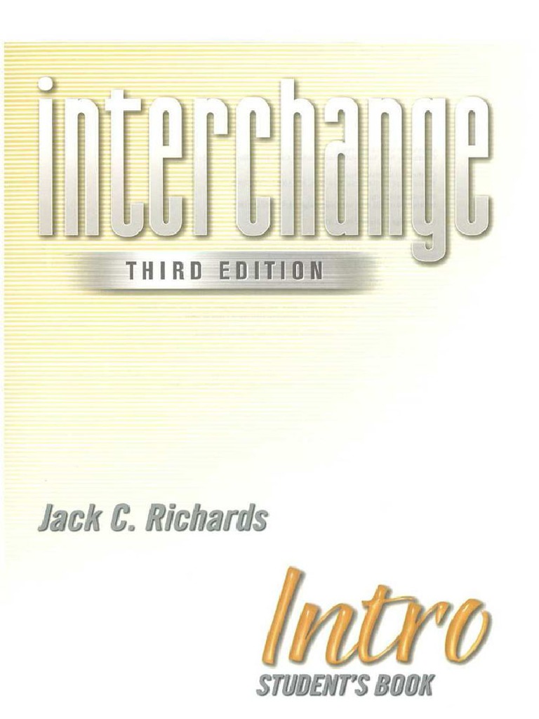 Interchange Intro Third Edition PDF | PDF