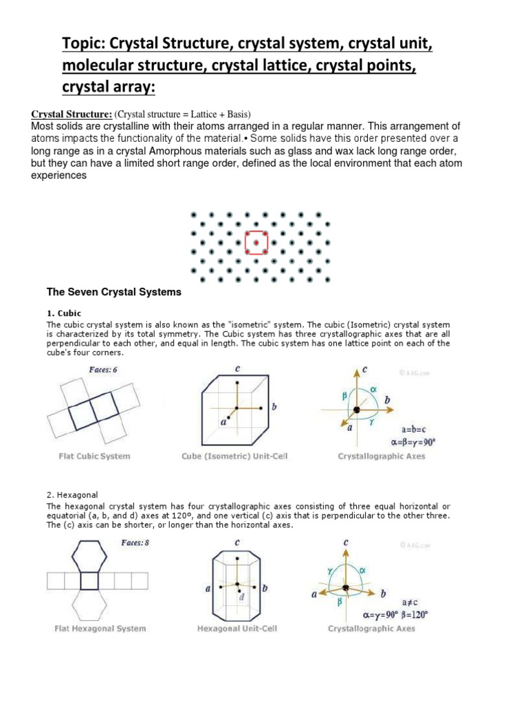 Assignment | PDF | Crystal Structure | Crystal