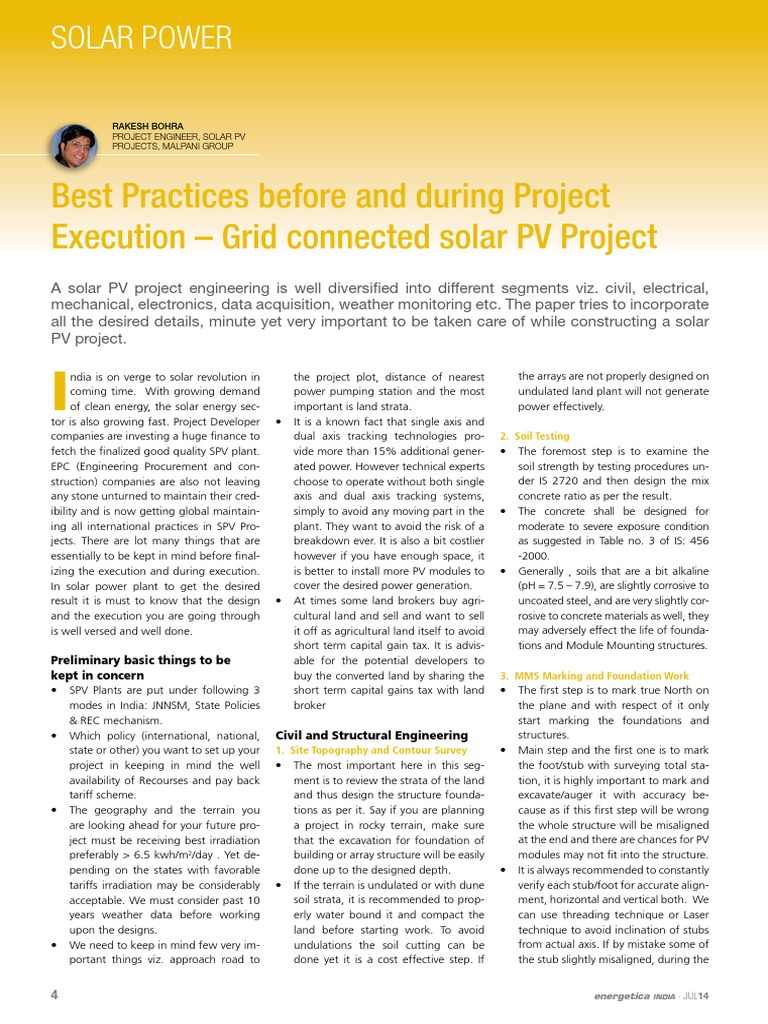 Best Practices | PDF | Power Inverter | Photovoltaics