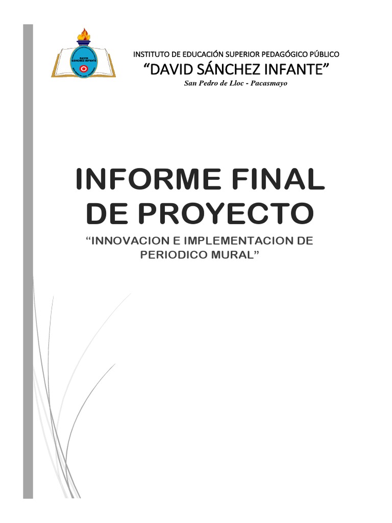 INFORME Periodico | PDF | Modificación de comportamiento | Aprendizaje