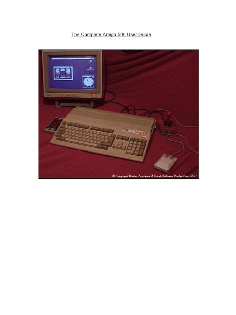 Amiga 500 User Guide & Setup | PDF | Command Line Interface | Areas Of ...