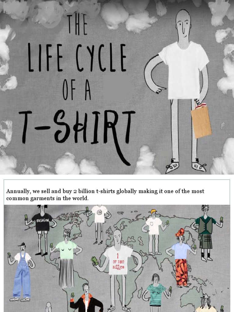 The Life Cycle of A T-Shirt | PDF | Textile Manufacturing | Textiles