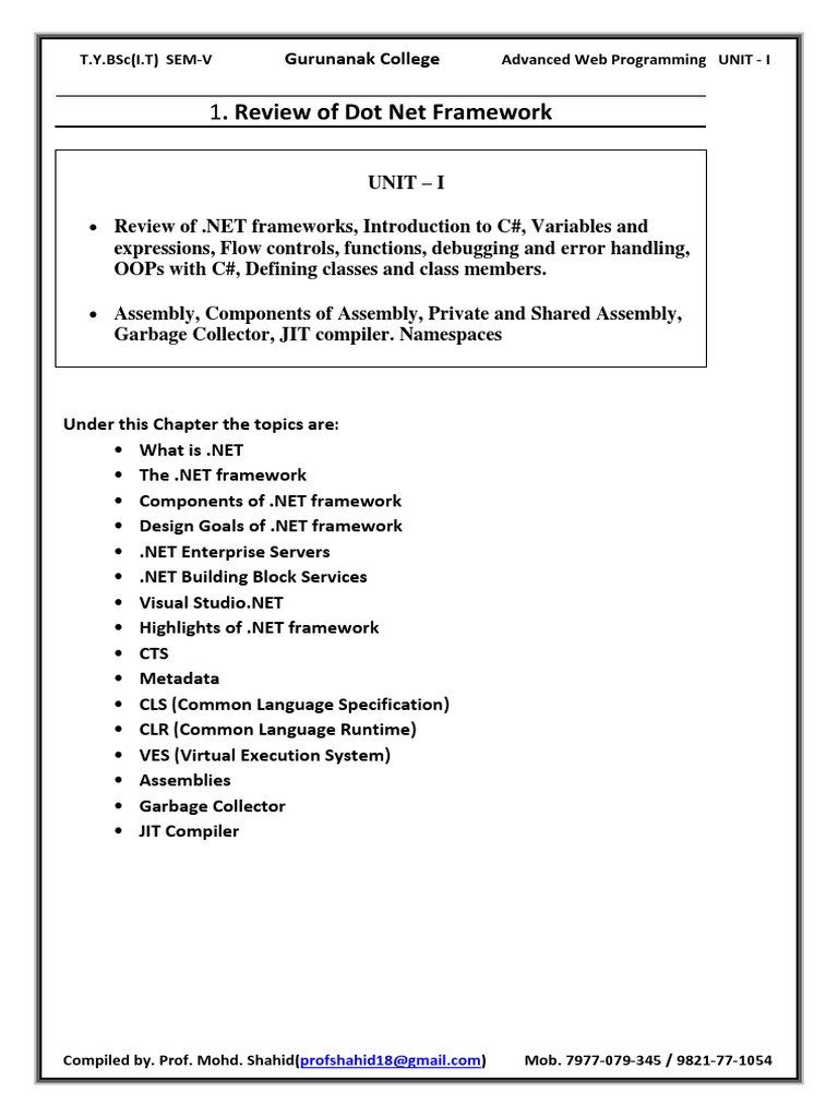 Awp Unit 1 Notes Pdf Data Type Parameter Computer Programming 1050