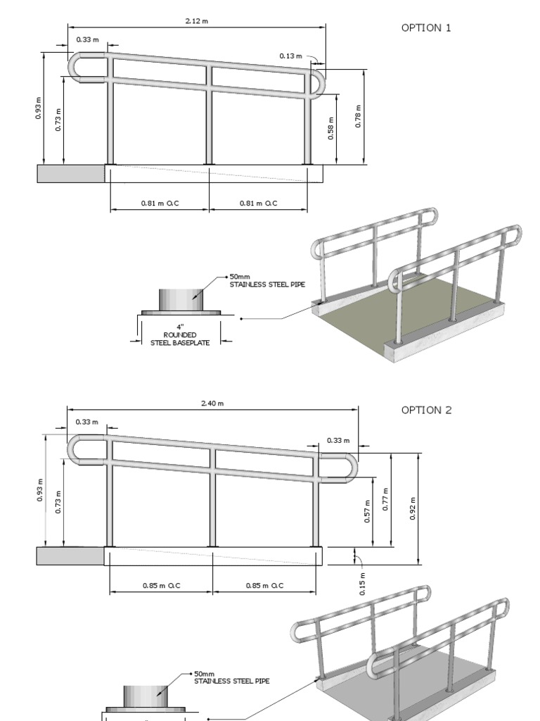 PWD Ramp Layout | PDF | Stairs | Building Engineering