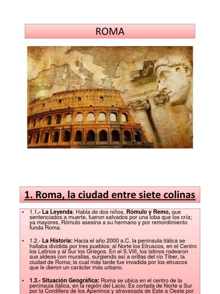 Apuntes Imperio Romano | PDF | Republica Romana | imperio Romano