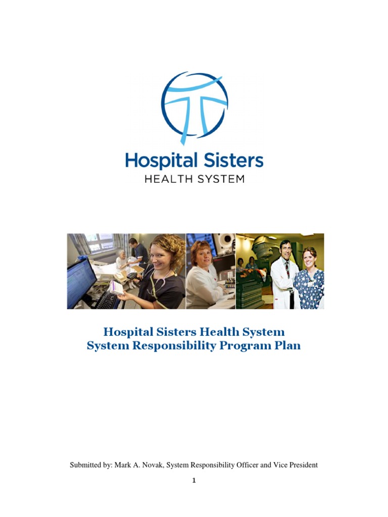 Hospital Sisters Health System System Responsibility Program Plan | PDF ...