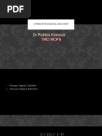 Vacuum Delivery (Kiwi) | PDF | Childbirth | Anatomical Terms Of Motion