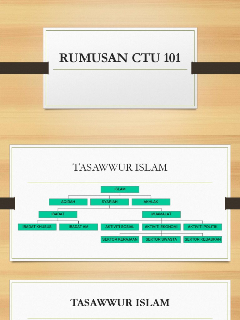 Rumusan CTU 101 | PDF