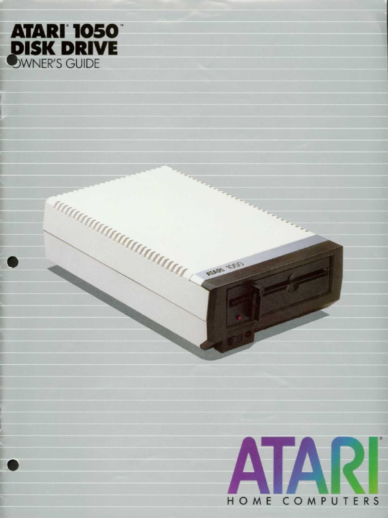 Atari 1050 Disk Drive Manual (Eng) | PDF