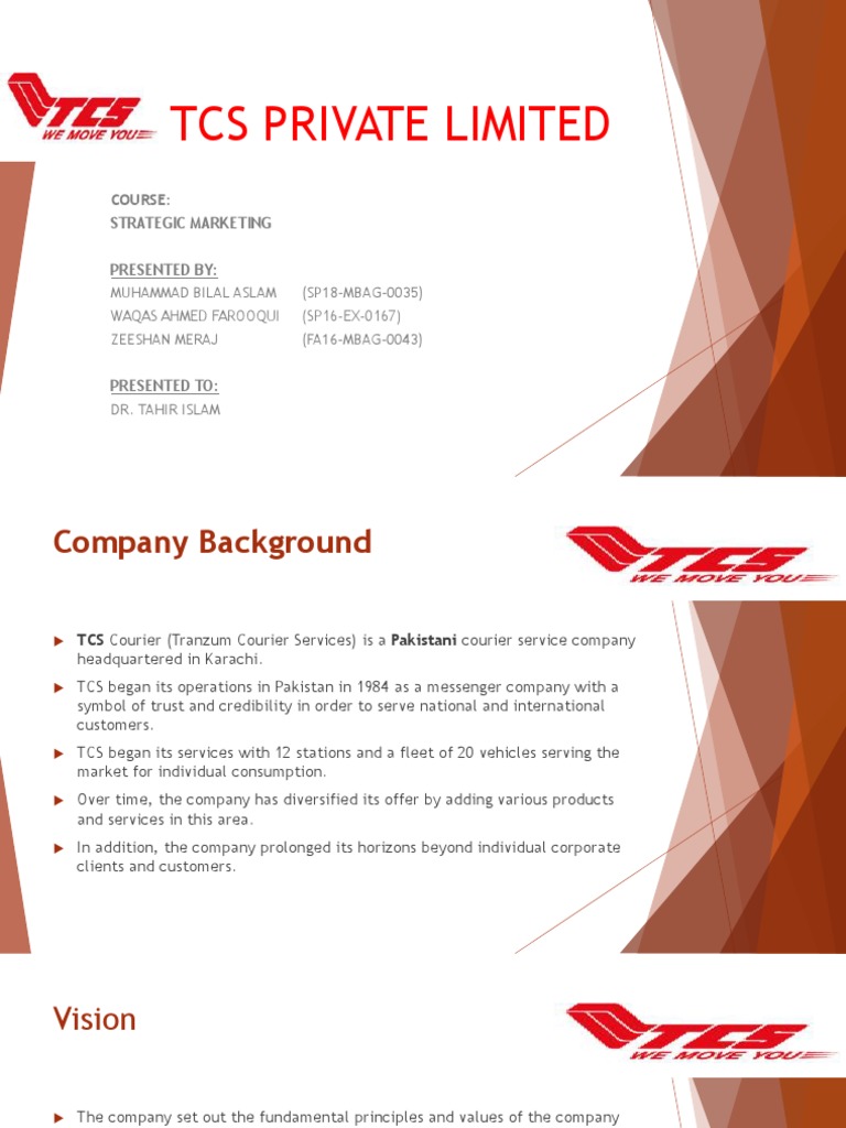 Tcs Private Limited: Course: Strategic Marketing Presented by | PDF ...